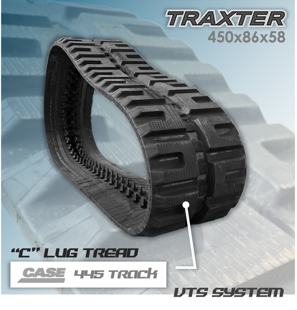 CASE 445 VTS TRACKS (Compatible with Versatile Track Conversion System ...